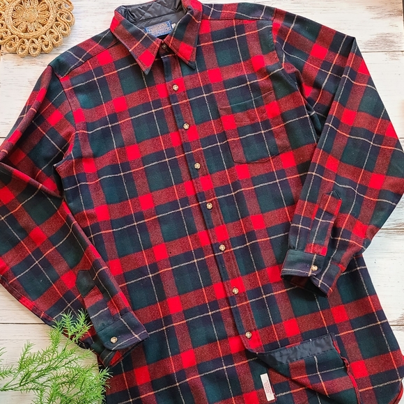 Pendleton | Shirts | Vintage Pendleton Lt Kilgore Tartan Virgin Wool ...